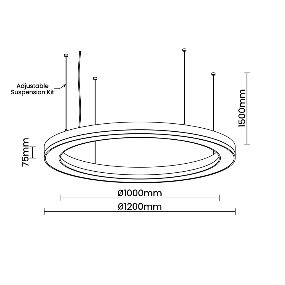Enso P 120 - 78W | Abby Lighting