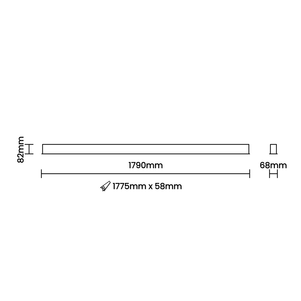 Roa R OPD 180 - 60W | Abby Lighting