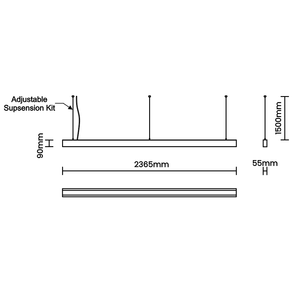 Roa Deep OPD 240 - 56W | Abby Lighting